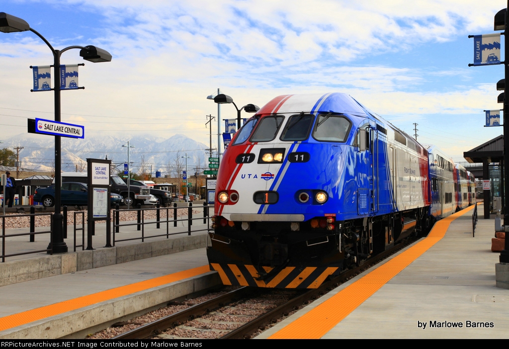 UTAX 11 is about to head northbound to Ogden